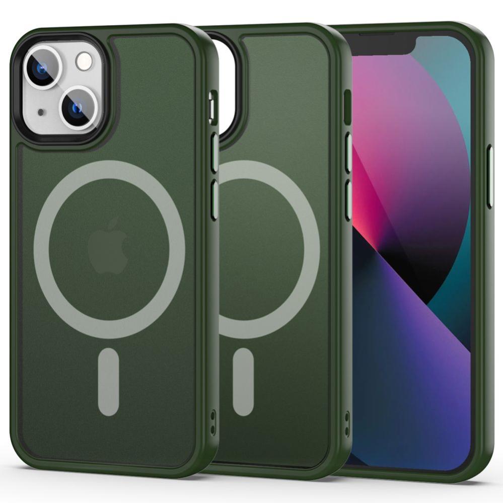 Köp Tech-Protect iPhone 13 Mini Skal MagMat MagSafe Matt Grön ...