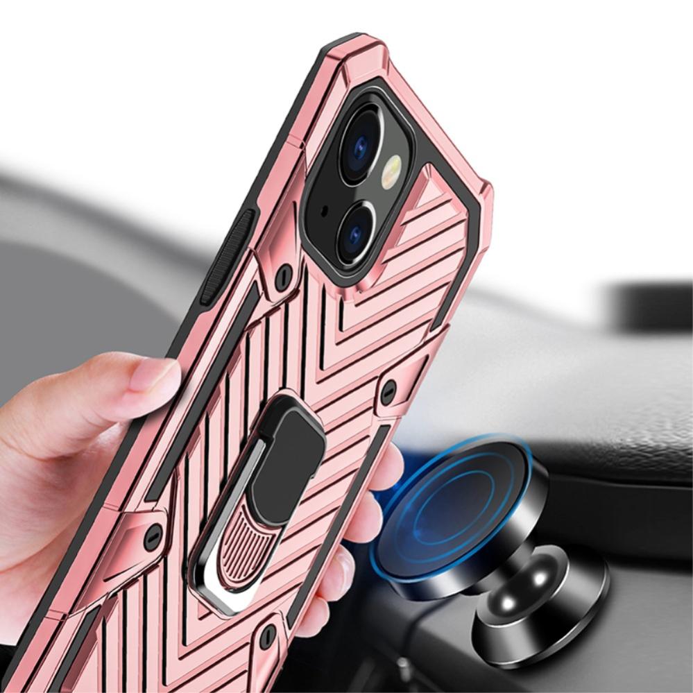 Köp iPhone 13 Mini - Armor Hybrid Ring Skal - Roséguld - Teknikhallen.se