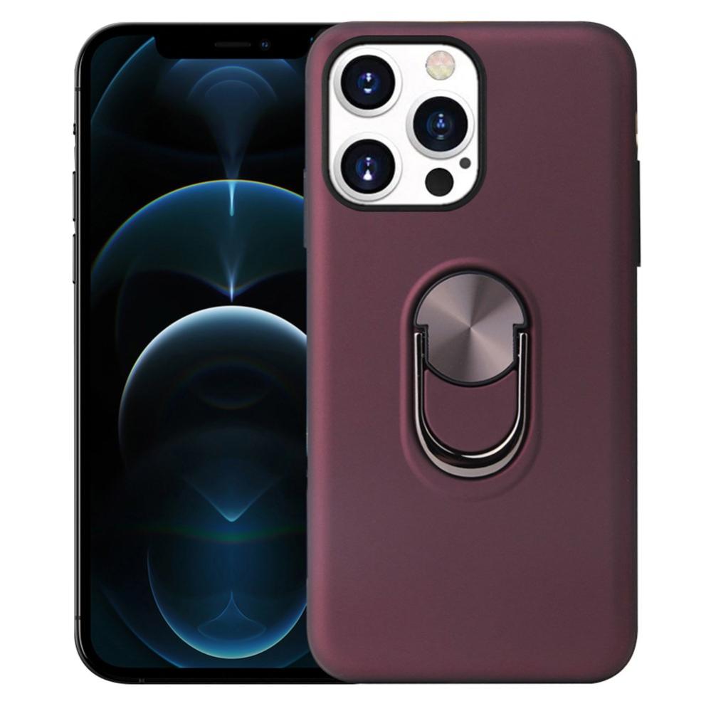Köp iPhone 13 Pro Max - Hybrid Ring Skal - Vinröd - Teknikhallen.se