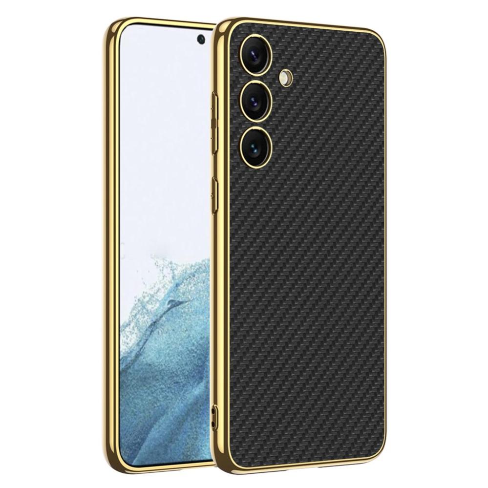 Köp GKK Galaxy S24 Skal Hybrid Electroplate Kolfiber Textur ...