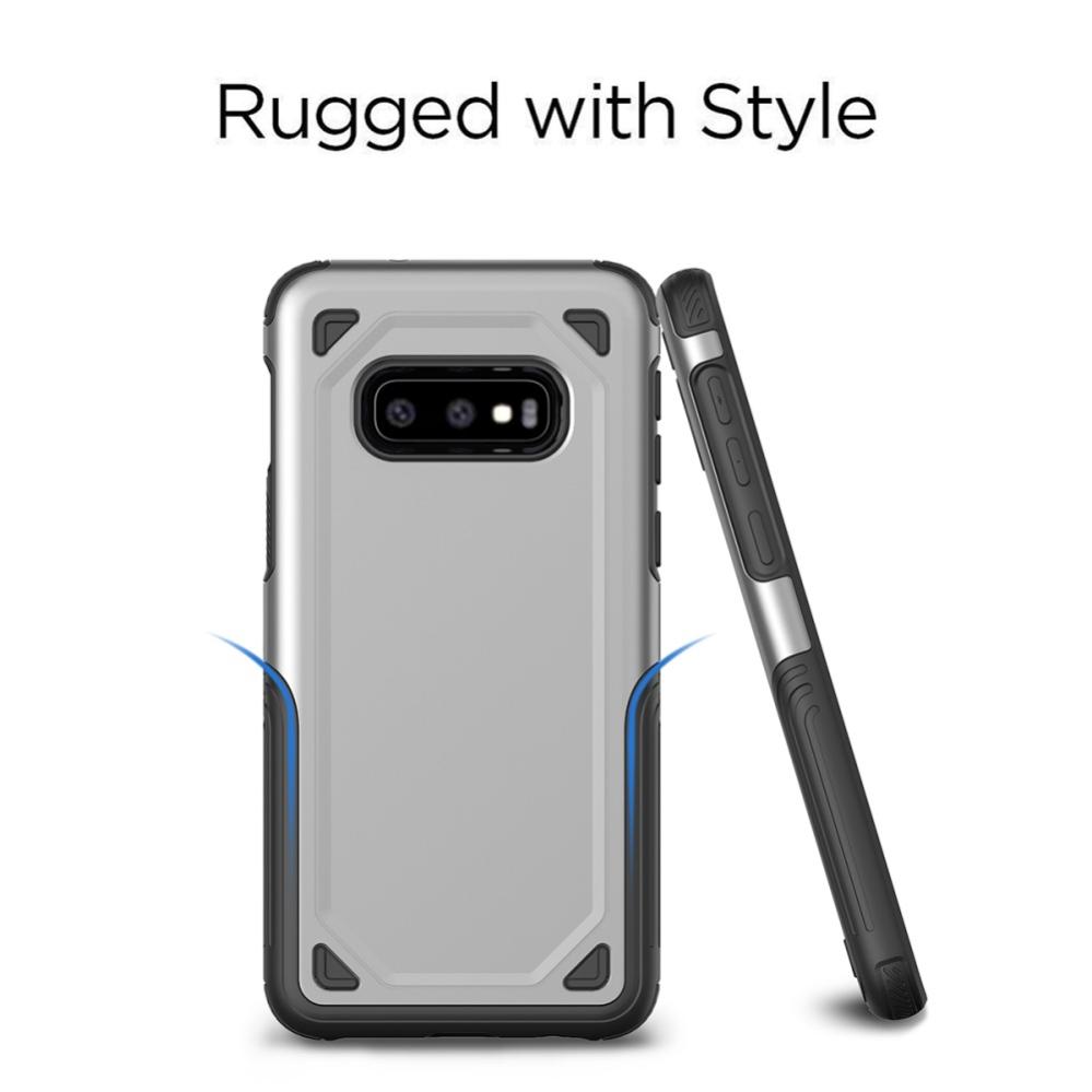 Köp Samsung Galaxy S10e - Armour Skal - Silver - Teknikhallen.se