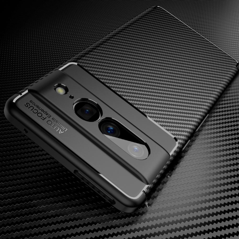 Köp Google Pixel 7 Pro Skal Kolfiber Textur Svart - Teknikhallen.se