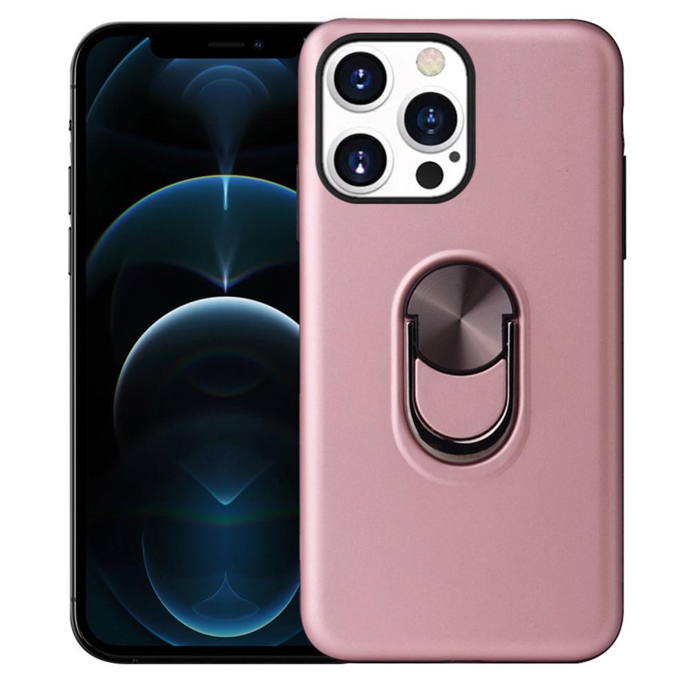 Köp iPhone 13 Pro - Hybrid Ring Skal - Roséguld - Teknikhallen.se