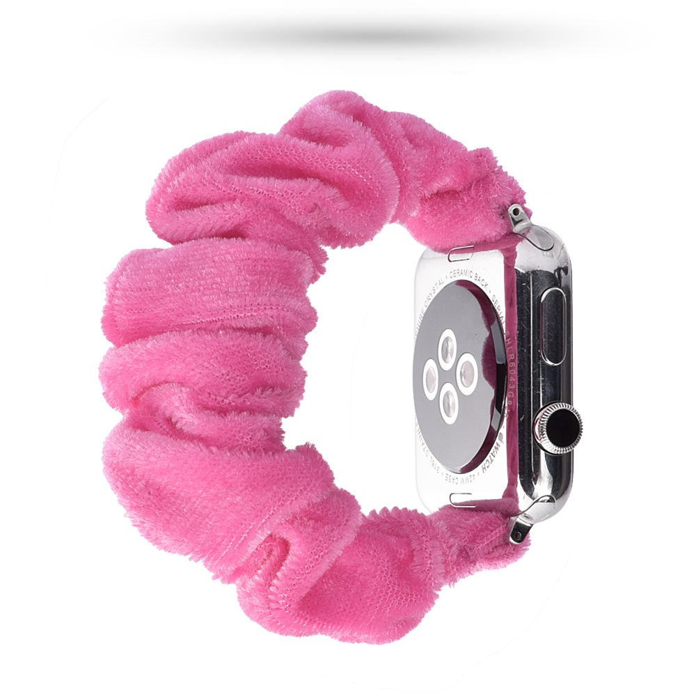 Köp Scrunchie Pink Armband Apple Watch 41/40/38 mm - Teknikhallen.se