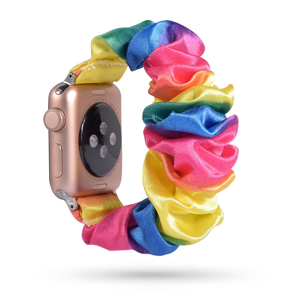 Köp Scrunchie Pride Rainbow Armband Apple Watch 41/40/38 mm ...