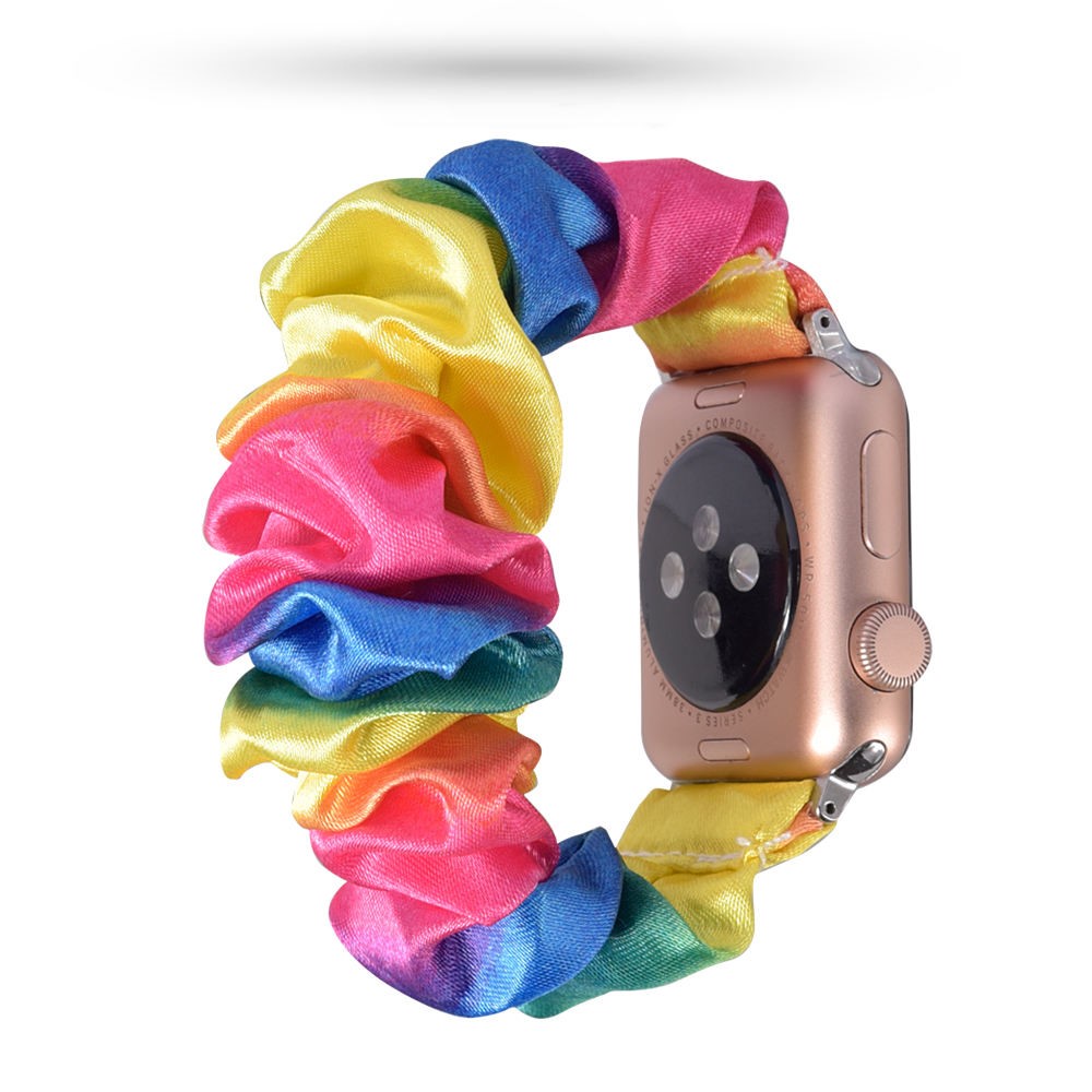 Köp Scrunchie Pride Rainbow Armband Apple Watch 41/40/38 mm ...