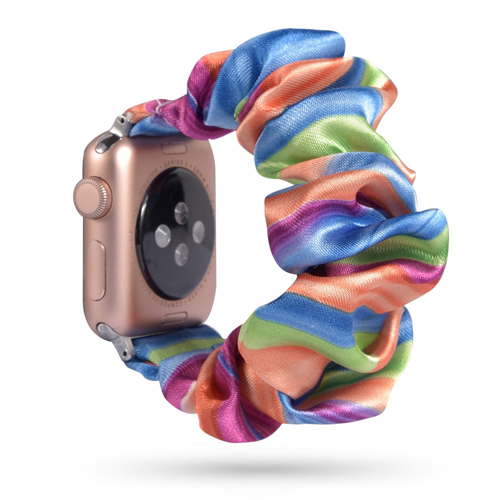 Köp Scrunchie Rainbow Armband Apple Watch 41/40/38 mm - Teknikhallen.se
