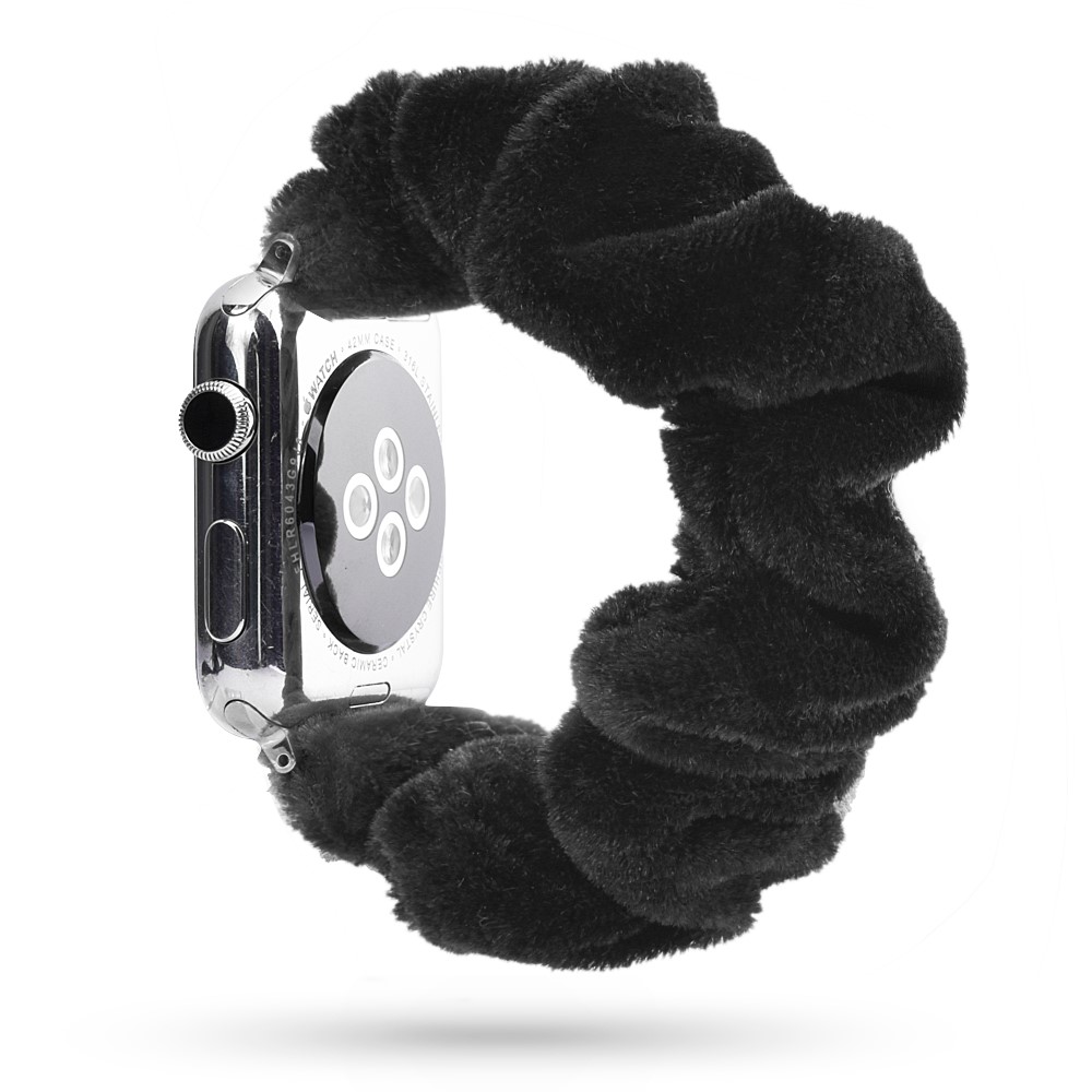 Köp Scrunchie Black Armband Apple Watch 42/44/45/49 mm - Teknikhallen.se